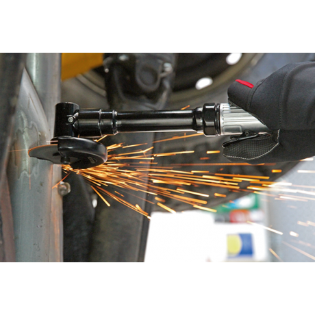 Amoladora neumática 75 mm. con brazo largo Expert.