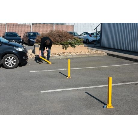Cepo abatible para parking - BT Ingenieros