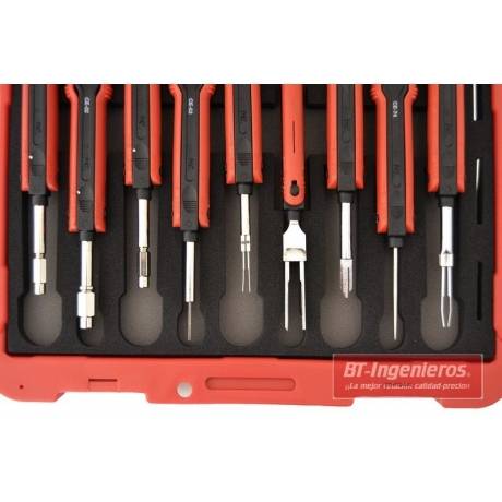 Extractores de terminales eléctricos. 12 Piezas