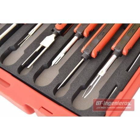 Extractores de terminales eléctricos. 12 Piezas