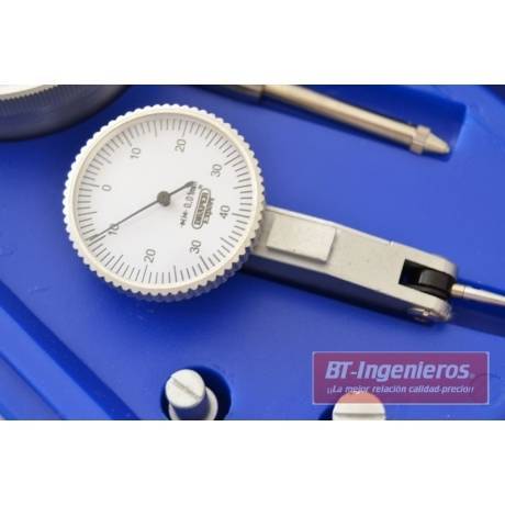 Kit reloj comparador con base y puntas.