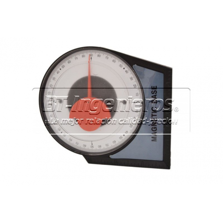 Inclinómetro análogico con base magnética